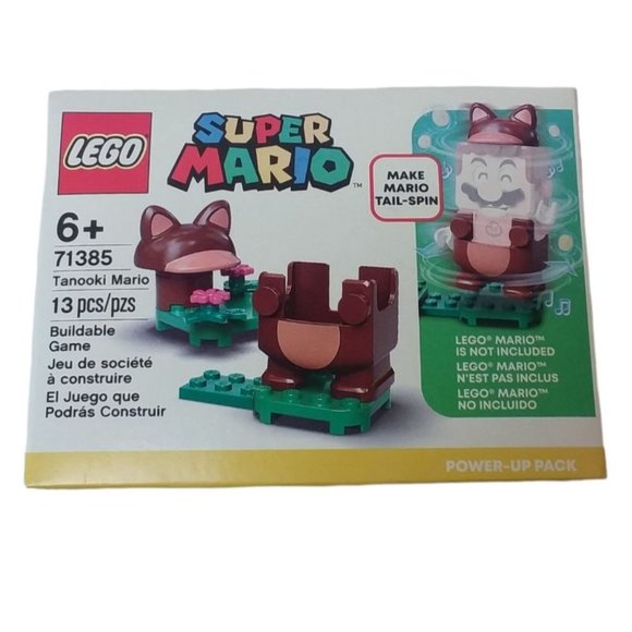 Lego | Toys | Lego Super Mario Tanooki Mario Powerup Pack 7385 Building ...